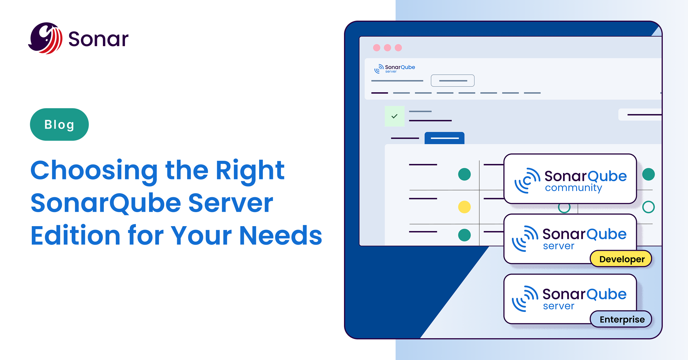 SonarQube Compare Community vs Developer vs Enterprise vs Data Center | Sonar